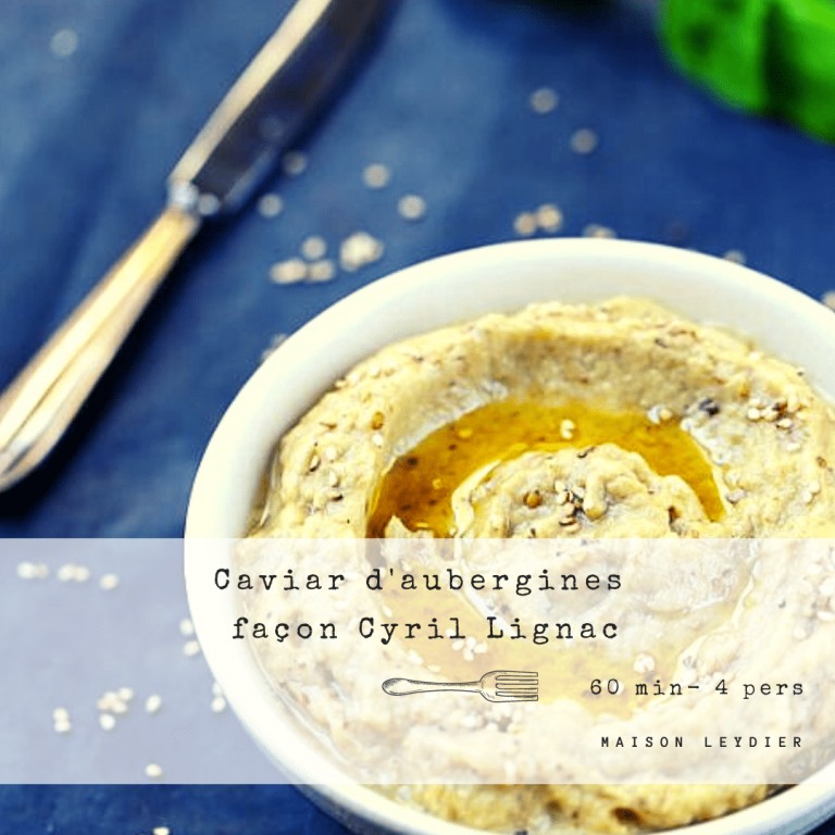 Caviar D Aubergine Cyril Lignac