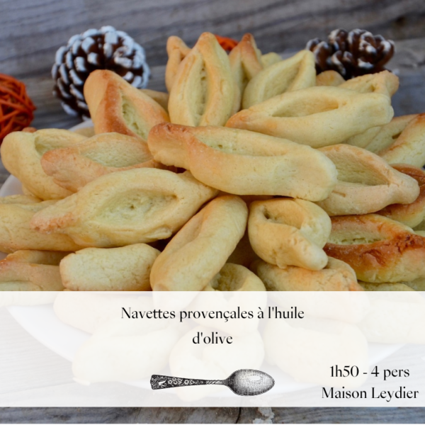 Navette provençales à l'huile d'olive - Maison Leydier